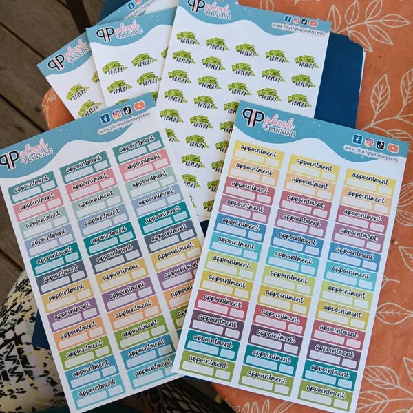 IEP Meeting Box Planner Stickers, Appointment Stickers, Meeting ...