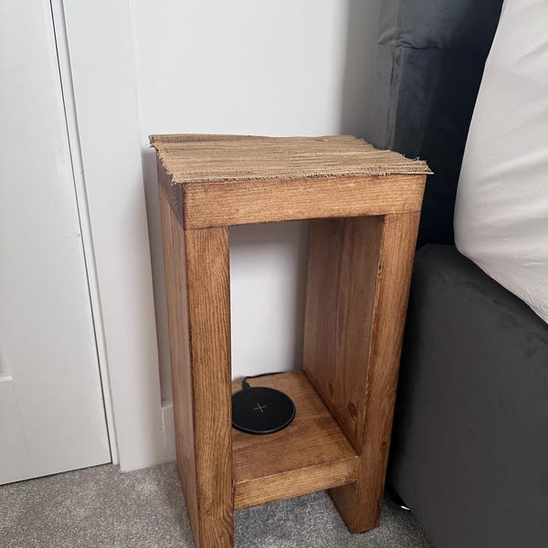 Rustic Wooden Milking Stool Side Table Bathroom Stool - Etsy UK