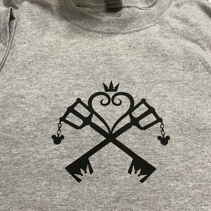 Kingdom Hearts Keyblades Heart Vector. File Comes in Ai, Eps, Pdf, and ...