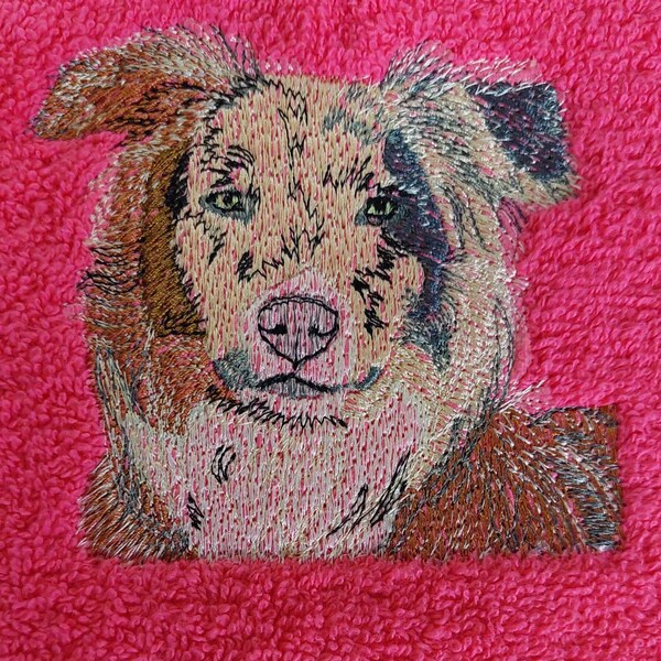 Australian Shepherd Embroidery Design, Machine Embroidery Pattern ...