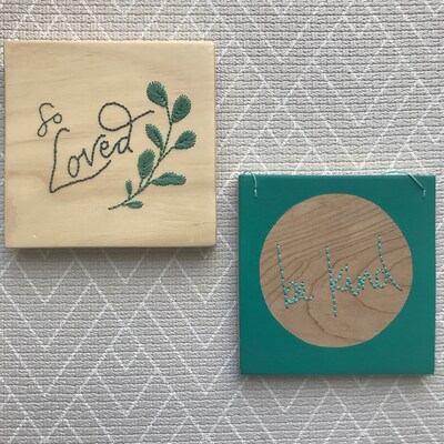 Large Scandi Christmas Tree Card Digital Embroidery Pattern - Etsy