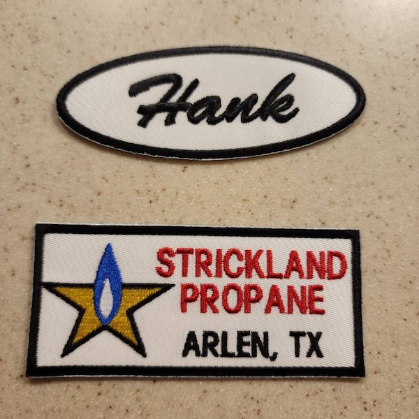 Hank Hill Strickland Propane Embroidered Iron on Patch Set - Etsy