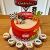 Cars Cake Topper, Custom Cake Topper, Personalized Cars Cake Topper ...