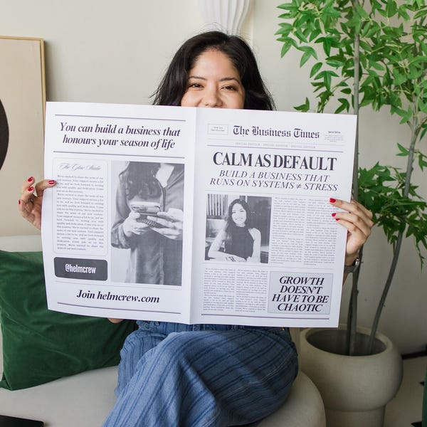 Canva Business Newspaper Template, Editable Large Newspaper ...