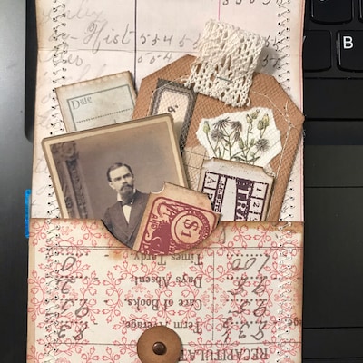 Digital Vintage Library Card Ephemera - Etsy