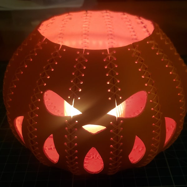 Halloween Leather Pumpkin Pattern: DIY Jack O' Lantern (PDF) - Etsy