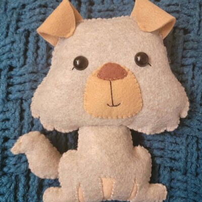 Dog Felt Pattern PDF Ornament Dog Pattern PDF Tutorial Animals - Etsy