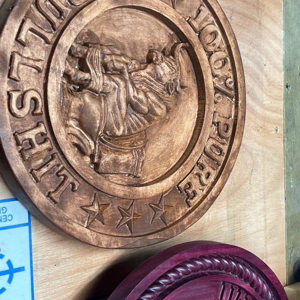 3D Relief STL File of a Welcome Sign With Cowboy and Cowgirl Leaning ...