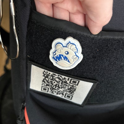 Tiny Angler Fish Glow Sticker Anglerfish, Spooky, Ghost, Halloween ...