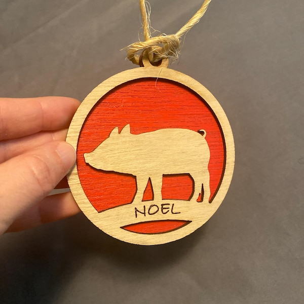 Customizable Pig Hog Stall Tag or Name Plate Label for Fairs and ...