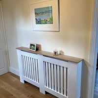 Oak Top Custom Radiator Cover - Etsy UK
