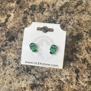 Pair of Our Custom "four Leaf Clover" White Acrylic Plugs -- Sizes 00g ...