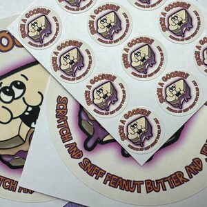 Wacky Whiffer Whiffers Matte MAX SCENT Scratch and Sniff Stickers. Big ...