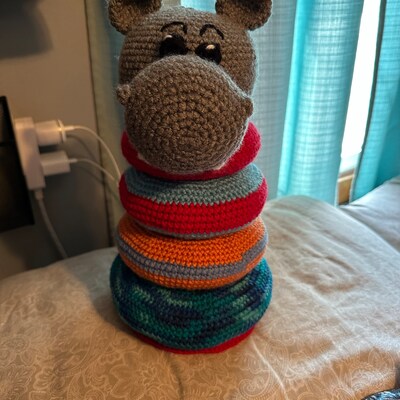 PDF PATTERN: Ring Stacker Pet Animals crochet Pattern Only - Etsy