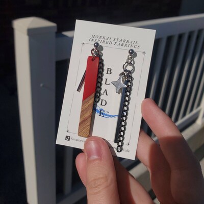 Sunday Earrings Honkai Star Rail Inspired Earrings Cosplay Earrings ...