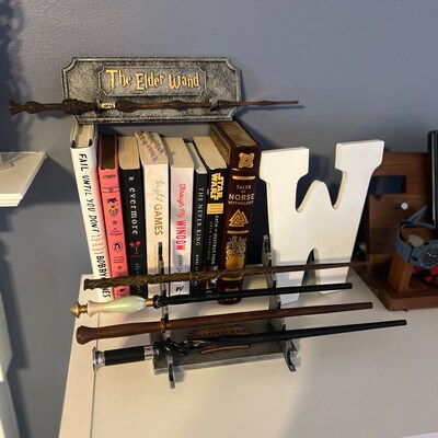 Wizard Wand Stand Holder Mischievous Wand Display - Etsy