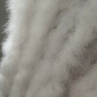 WHITE Marabou Feather Boa Heavy Weight 25 Gram 2 Yards for DIY Art ...