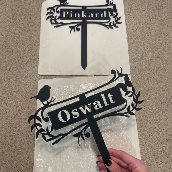 Custom Garden Stake,metal Garden Sign With Stake,personalized Welcome ...