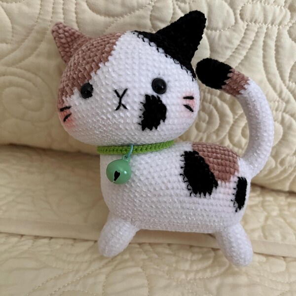 Crochet Cat Keychain Crochet Animal Keychain Cute Kitty Amigurumi Cat ...
