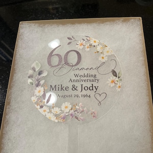 Golden Anniversary Cake Topper 50th Anniversary Cake Topper Round ...