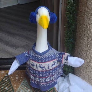 Goose Clothes, Goose Hoodie, Geese Clothes, Lawn Goose, Cement Goose ...