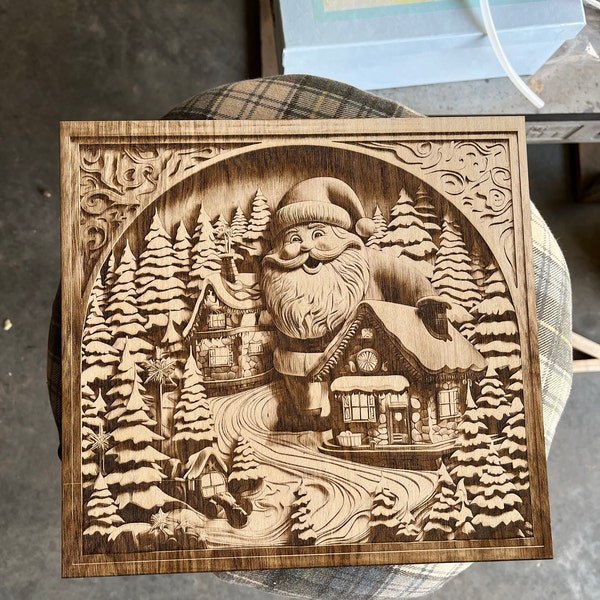 3D Illusion | Laser Burn PNG Digital File | Perfect for Engraving ...