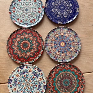 Placemats / Mediterranean Persian Pattern Placemats Set of 2, 4, 6 ...