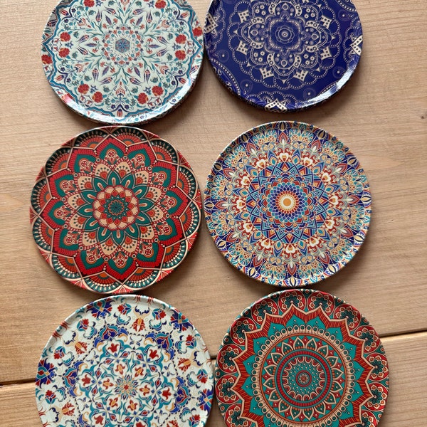 Placemats / Mediterranean Persian Pattern Placemats Set of 2, 4, 6 ...
