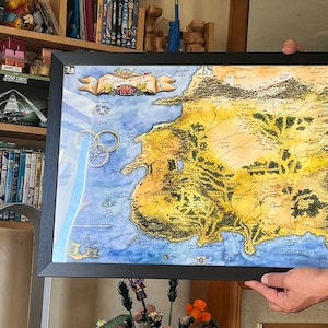 Laser Engraved Grishaverse World Map From the Grisha Universe - Etsy UK