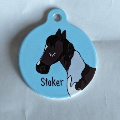 Equestrian Horse ID Tag Personalised Horse Bridle Tag Horse Gift Equine ...