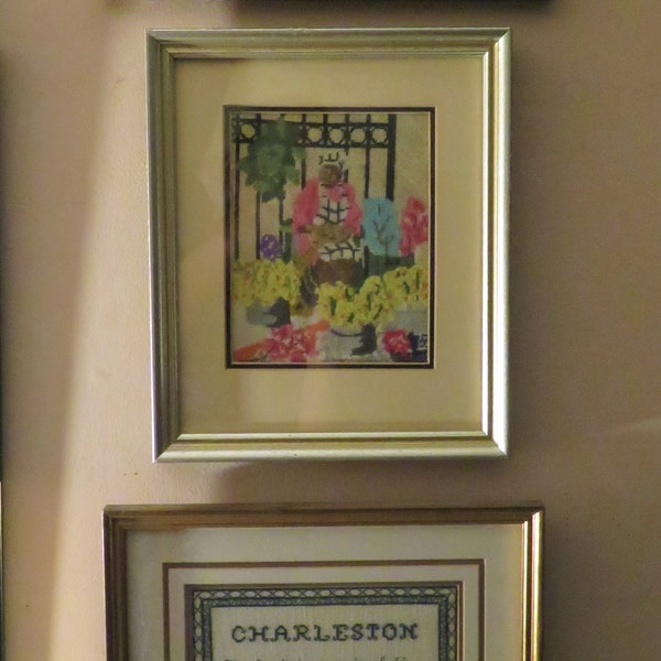 Virginia Fouché . "piazzas in Charleston" . Lithograph From an Original ...