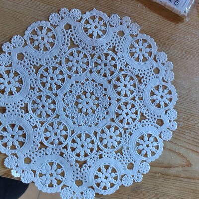 Metallic Gold Doilies Sample Pack. Includes 12 - Etsy