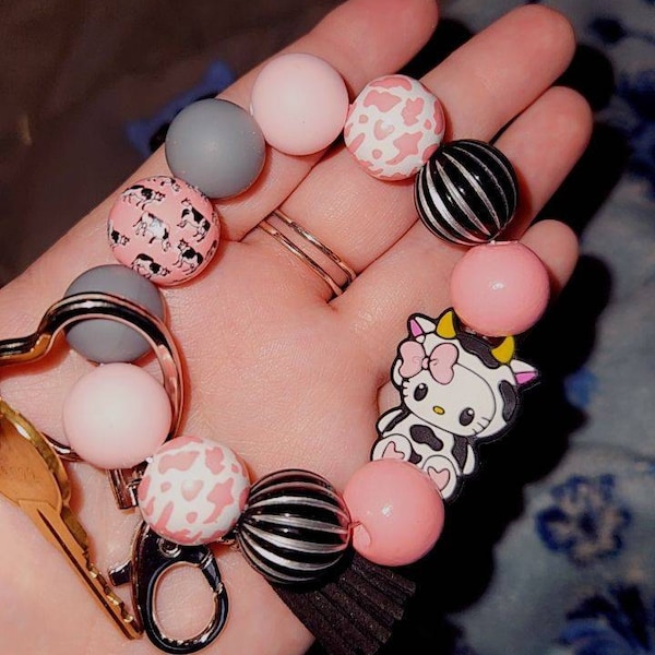 Help is on the Way Dear Meme Keychain With PVC Charm Beaded 6" Key Ring ...