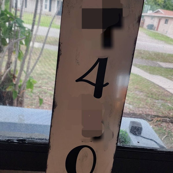 Rustic Address Sign, Farmhouse Decor, House Numbers, Street Sign ...