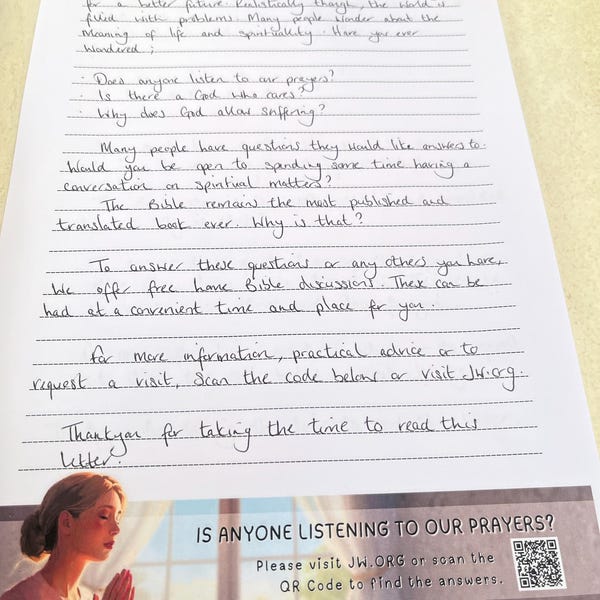 JW Letter Writing Paper: 9 New Tracts 2025 (digital Download) - Etsy