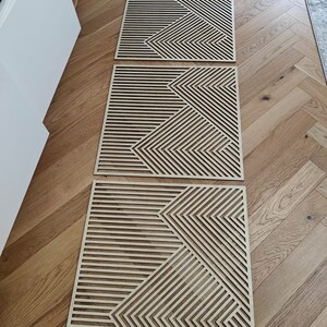 Mountain With Lines Panel Set of 2-3 Wood Wall Art Decor - Etsy