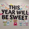 Sweet Year Bulletin Board Candy Shop Store Back to School Display Kit ...