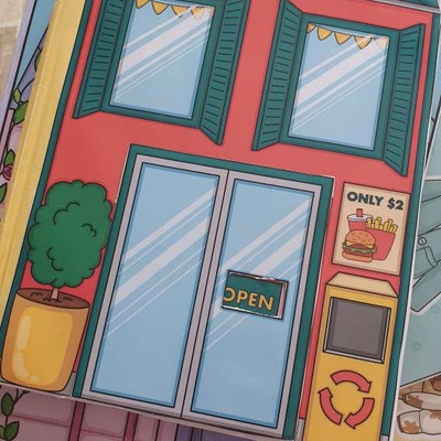 Printable DIY Project make Your Own Fast Foods Restaurant, Kids ...