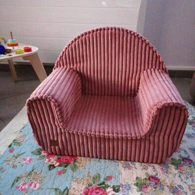 Vegan Leather Mini Lounge Chair for Kids Ideal Birthday Gift for Boy or ...