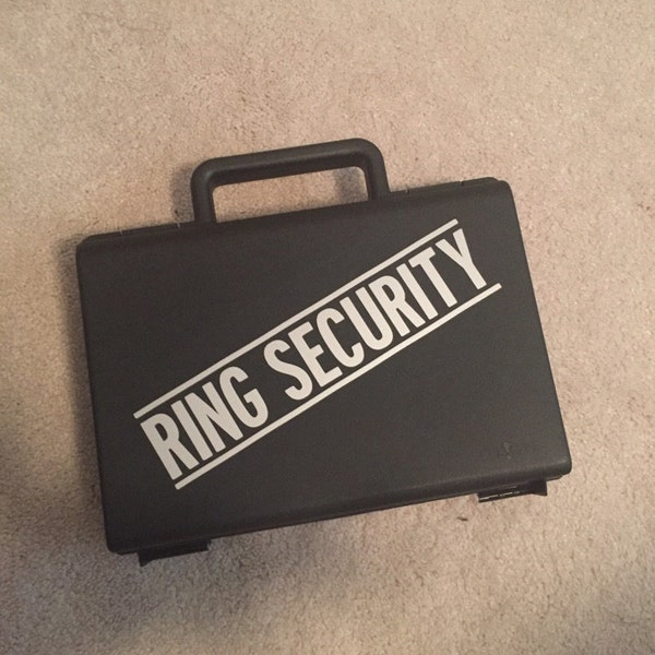 Ring Security Briefcase, Ring Security Case, Ring Bearer Briefcase ...