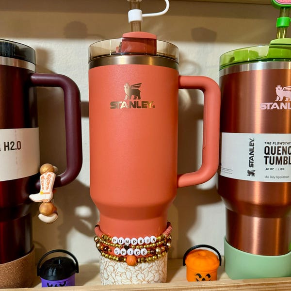 Goldenrod Bracelets Stanley Tumbler Boot Topper/charm Stacking ...