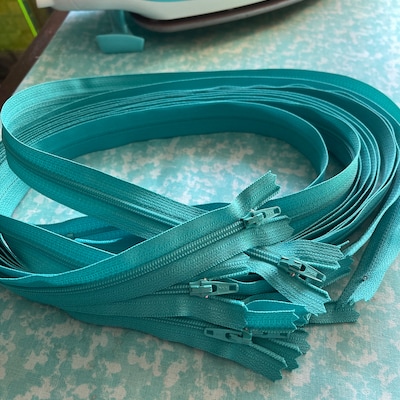30 Inch Handbag Zippers, Long Pull, FIVE YKK Zippers to Match Bright ...