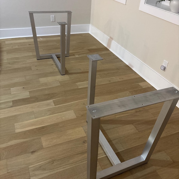 Aluminum DIY A Shaped Metal Table Legs for Dining Room Table and Entry ...