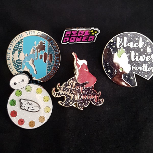 Pronoun Slider Enamel Pin | He She Variation Gender Identity Fluid ...