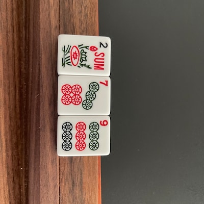 OVERSIZED 20 Oak Mahjong Rack With Pivoting Pusher - Etsy