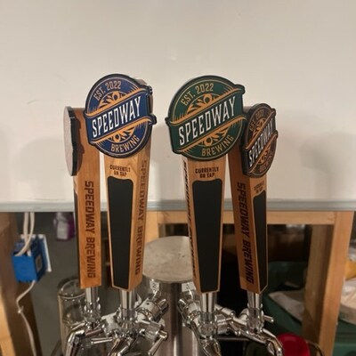 Beer Tap Handle With Changeable Logo & Chalkboard Insert Customize Your ...