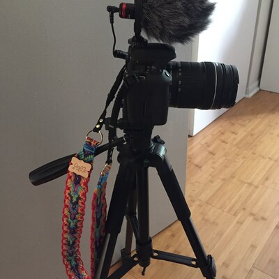 Personalized Macrame Strap Woven off White Cotton Camera Strap ...