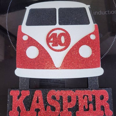 Camper Van Themed Cake Topper - Etsy