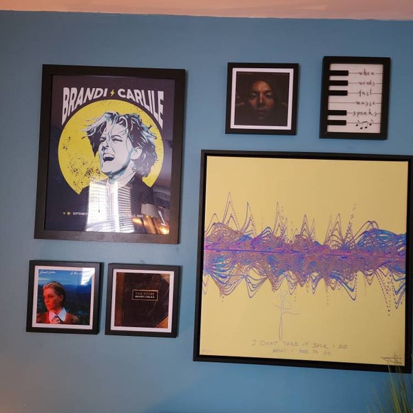 Custom Album Cover Print Set of Six, Choose Your Own Music Album Wall ...