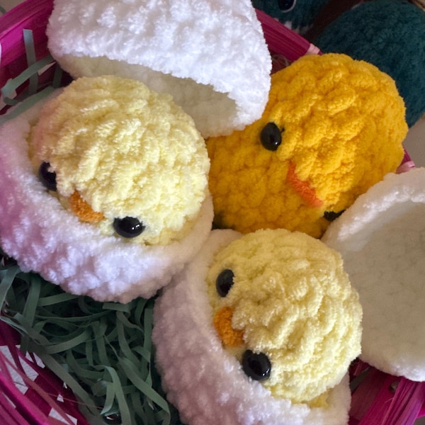 Boba the Baby Chick Crochet Pattern PDF - Amigurumi Pattern, Animals ...